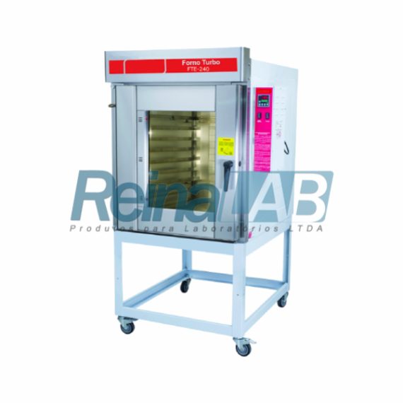 Forno Turbo Elétrico em Inox Trifásico - Reinalab